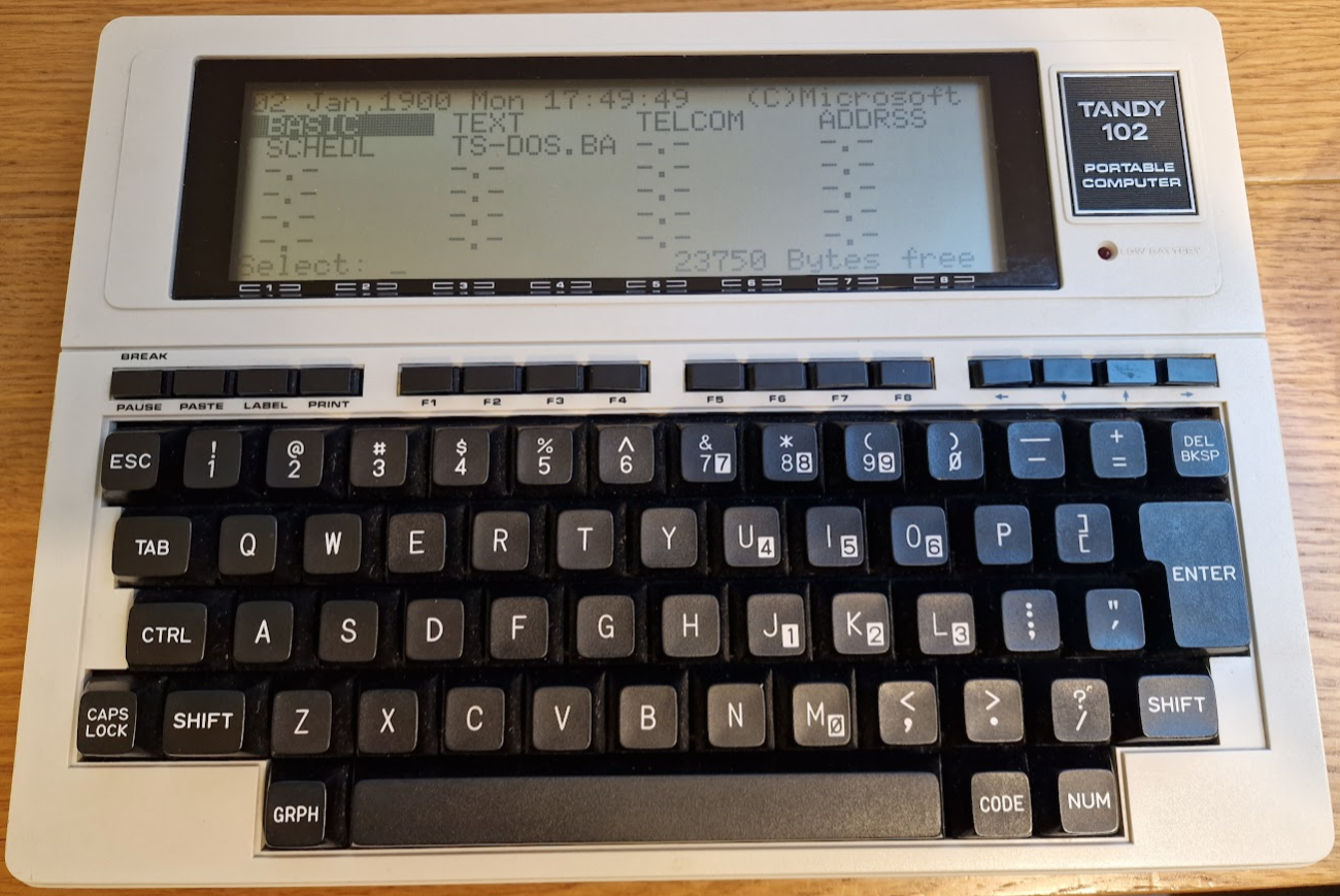 Repairing a Tandy 102 – Part 1 – Universal Discovery Methodology